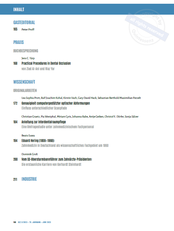 >> Hier finden Sie das Inhaltsverzeichnis DZZ 03/2023